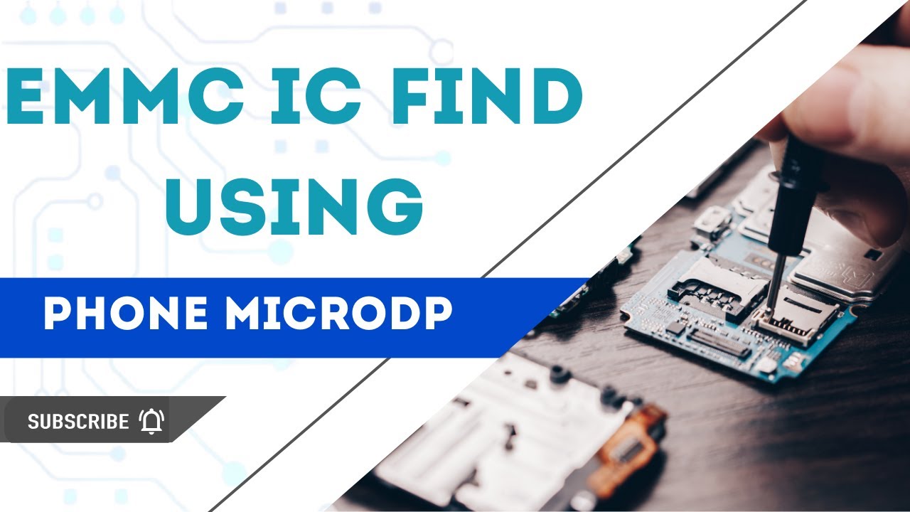 How to find emmc ic using phone microdb software - YouTube
