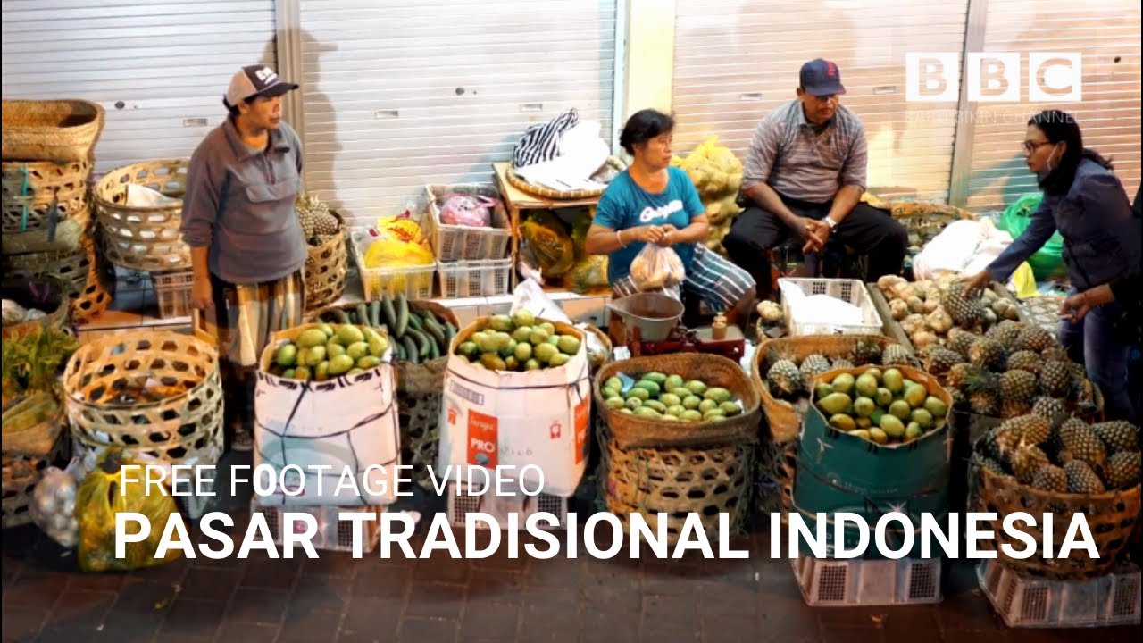 Free Stock Footage Pasar Tradisional Indonesia - YouTube
