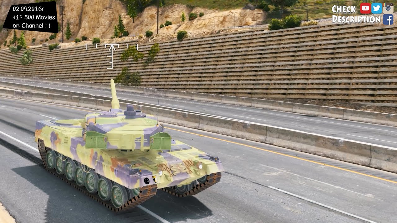 Leopard 2A6 German MBT - GTA V MOD | 2.7K / 1440p ! _REVIEW - YouTube