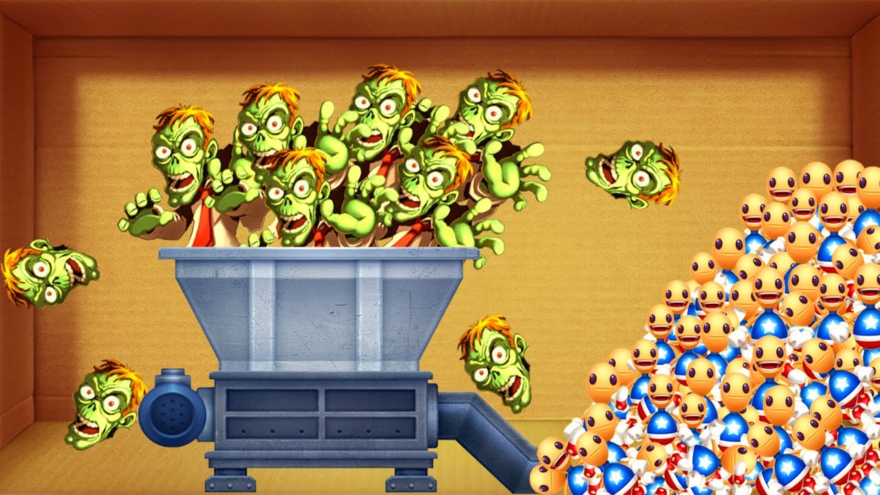 x99999 Zombie Vs Shredding Machine Vs x99999 | Kick The Buddy - YouTube