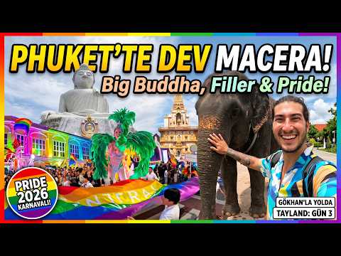 Motorla Phuket Turu: Big Buddha, Wat Chalong, Filler ve Tayland Pride 2026 Karnavalı 🛵🌴🌈