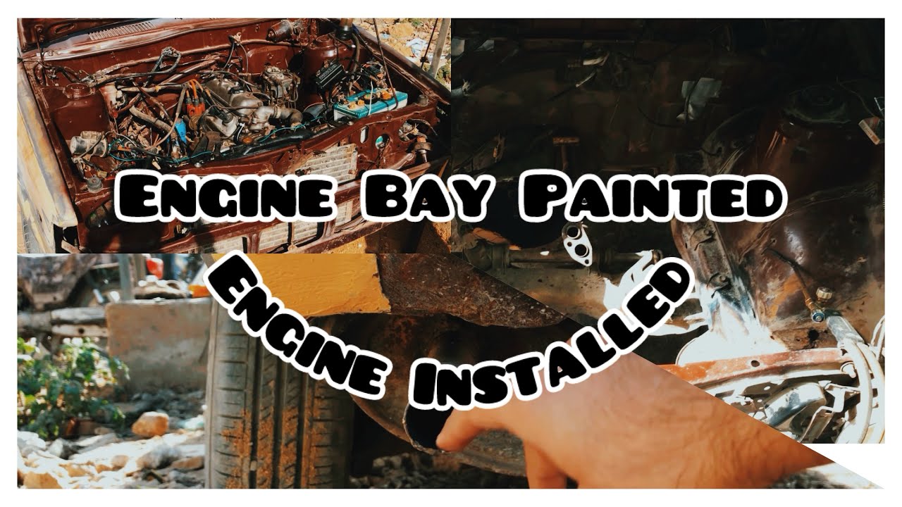 Toyota corolla Ke70 Engine Rebuild | Amazing ke70 Engine Bay - YouTube