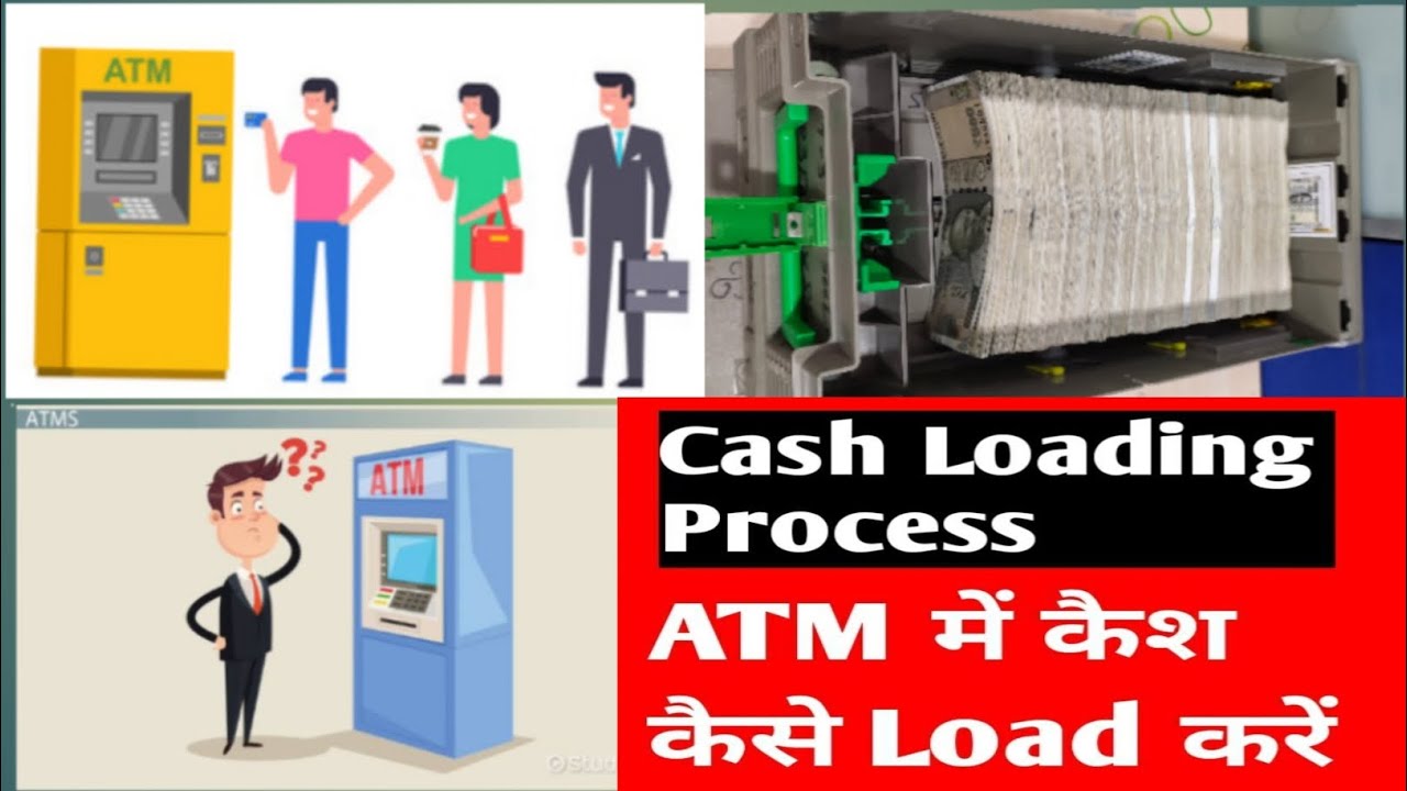 ATM me cash kaise load Kiya jaata hai ,atm me cash kaise jama kare,atm ...