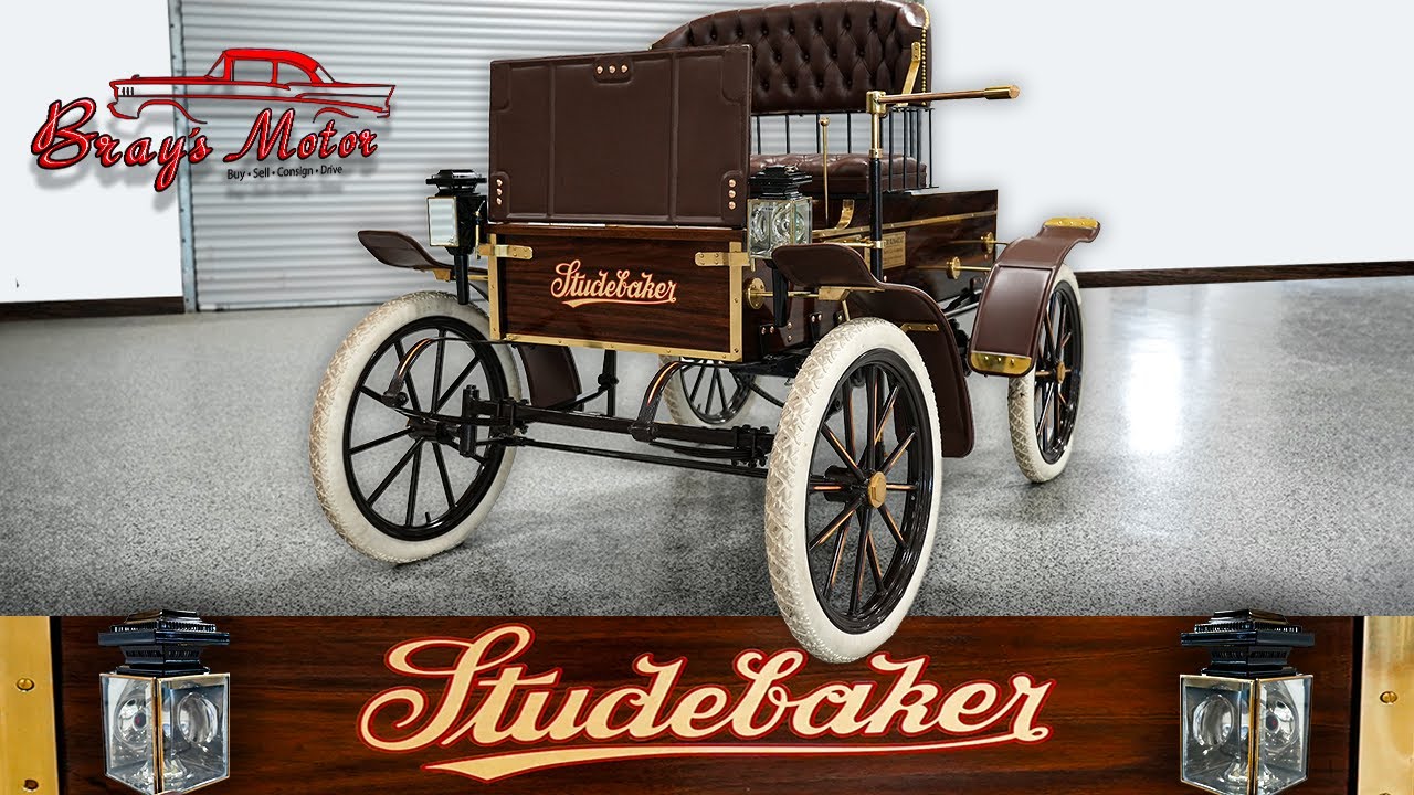 Bray's Motor Museum & Playground- 1902 Studebaker Runabout - YouTube
