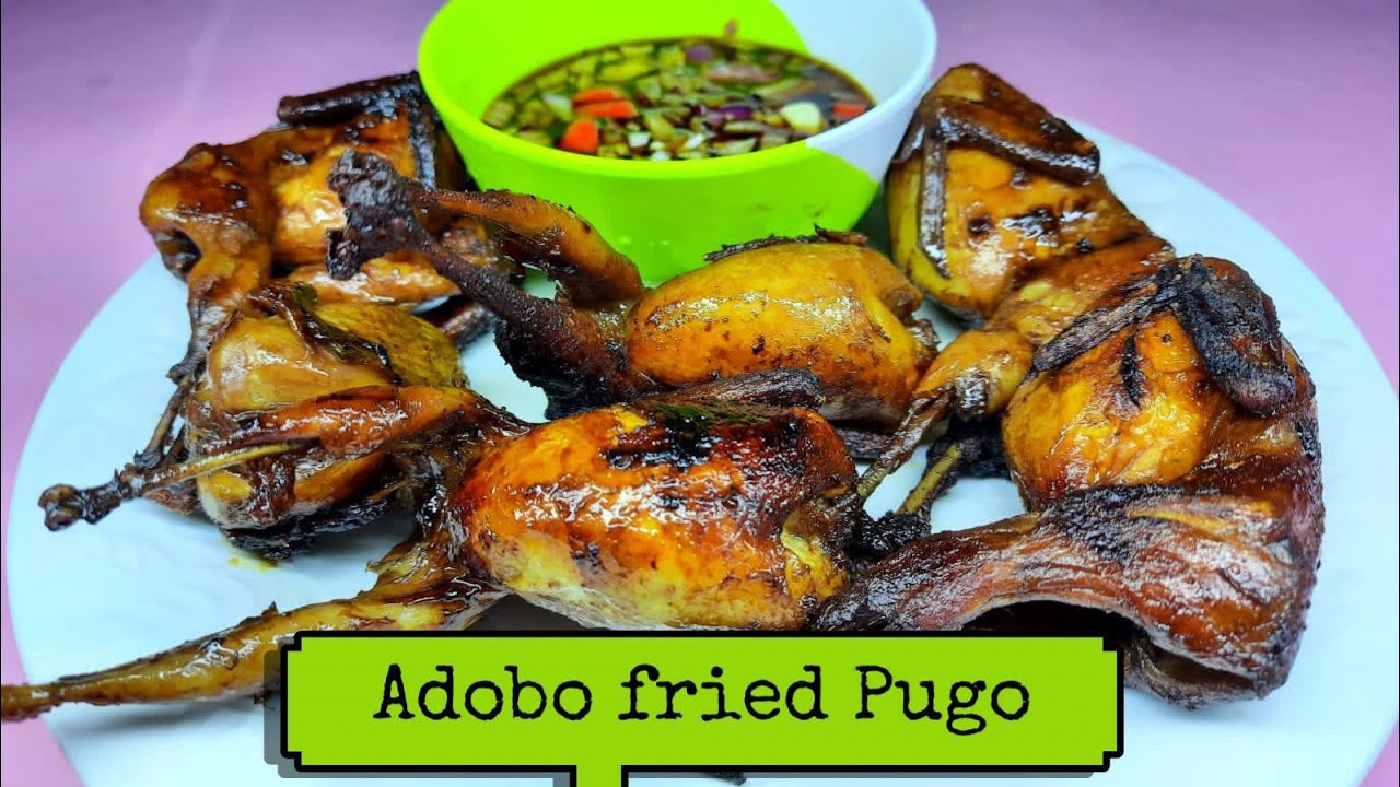 The Tastiest Adobo Fried Pugo (Quail Fried Adobo).. - YouTube