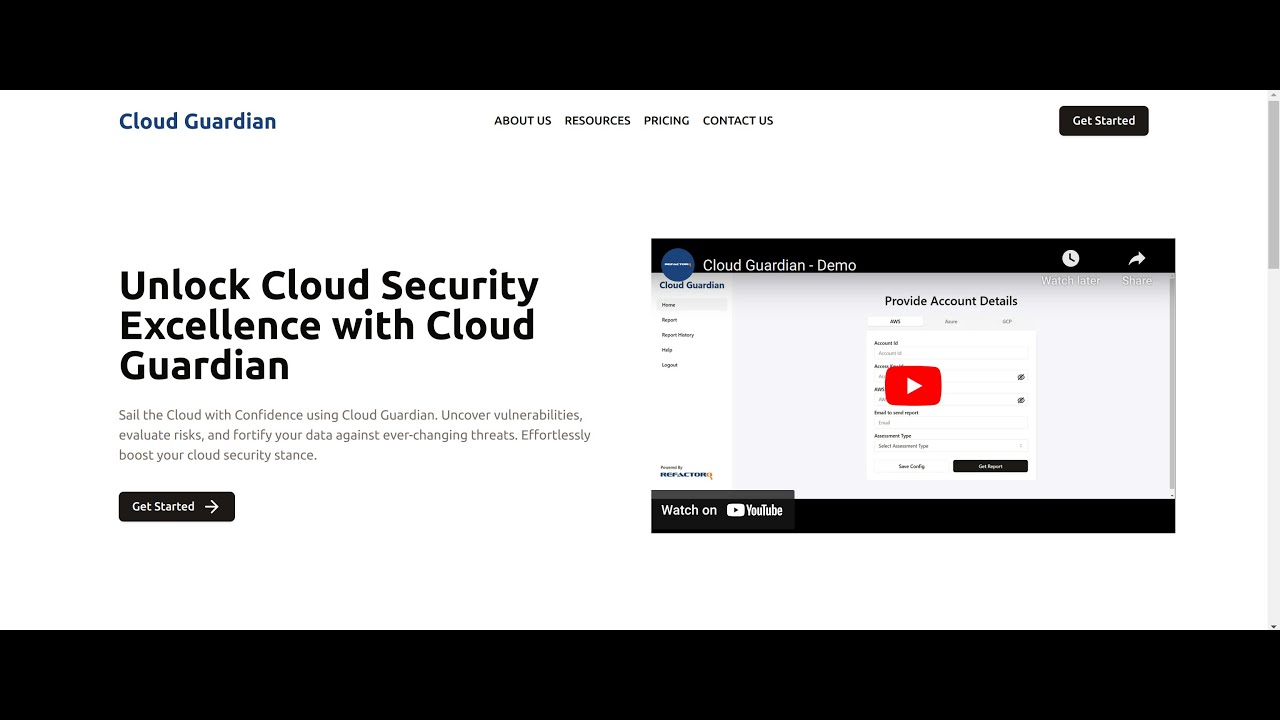 CloudGuardian AWS Demo - YouTube