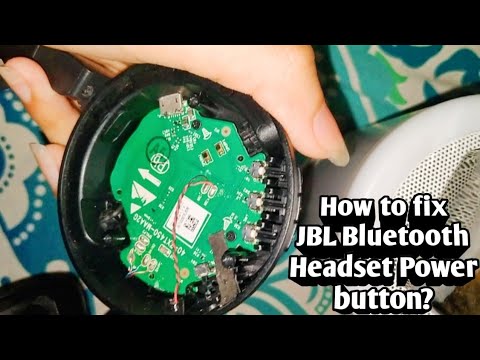 Fixing JBL Bluetooth Headset Power Button - YouTube