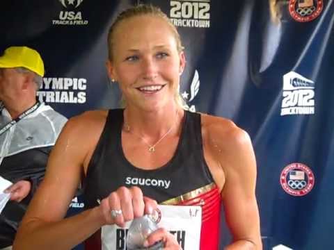 Molly Beckwith After 2012 Olympic Trials 800m Round 1 - YouTube