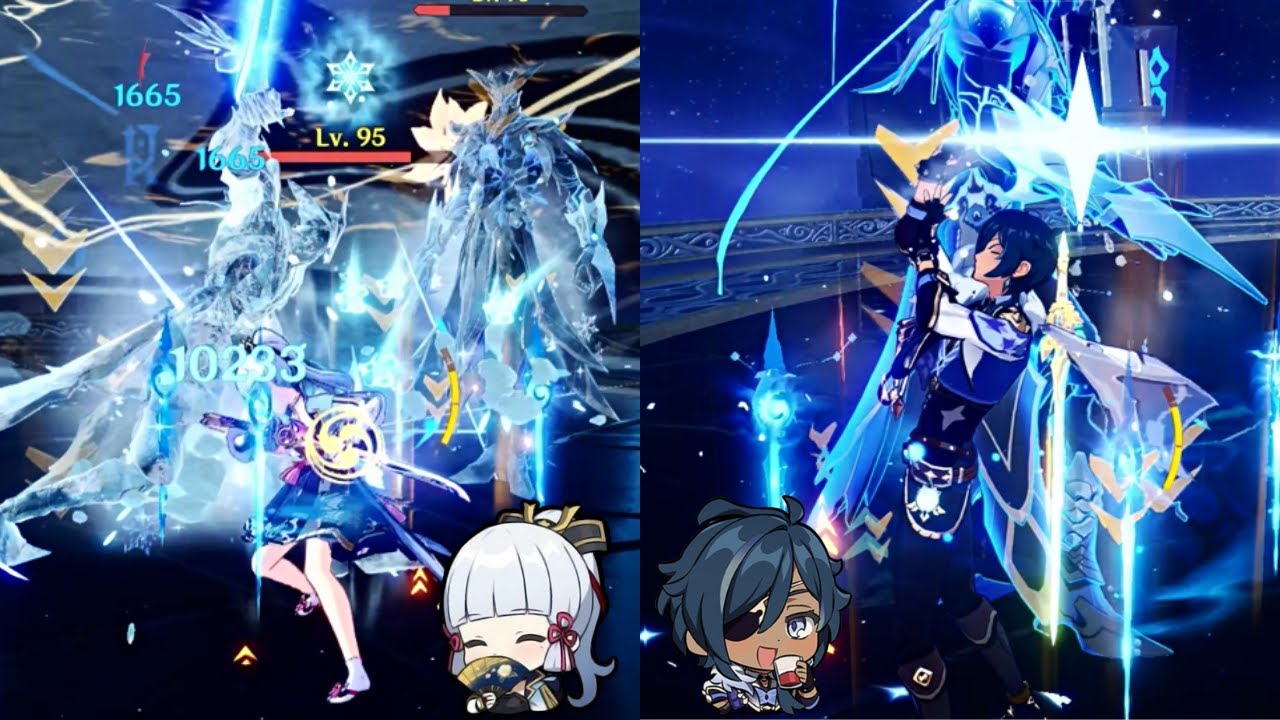 This is AYAKAEYA ETERNAL FREEZE TEAM !! | Ayaka-Kaeya Freeze Team Floor ...