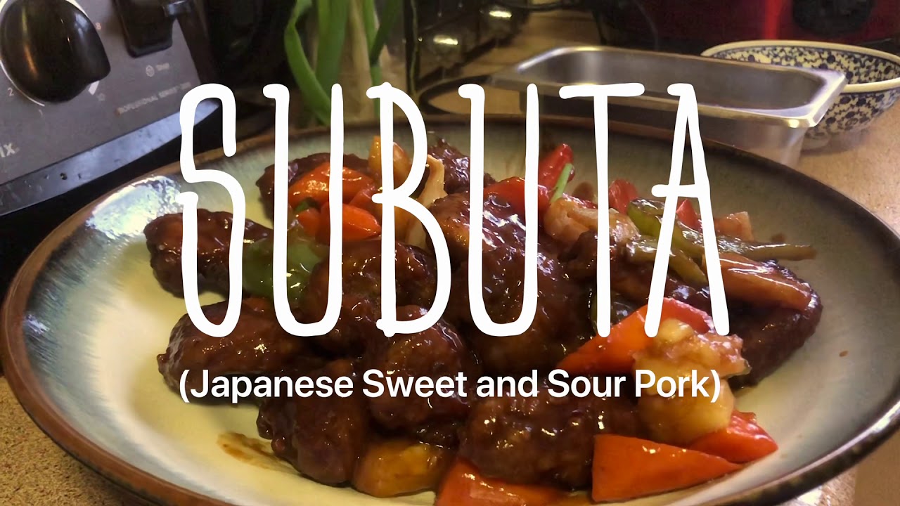 Subuta (Japanese Sweet and Sour pork) - YouTube