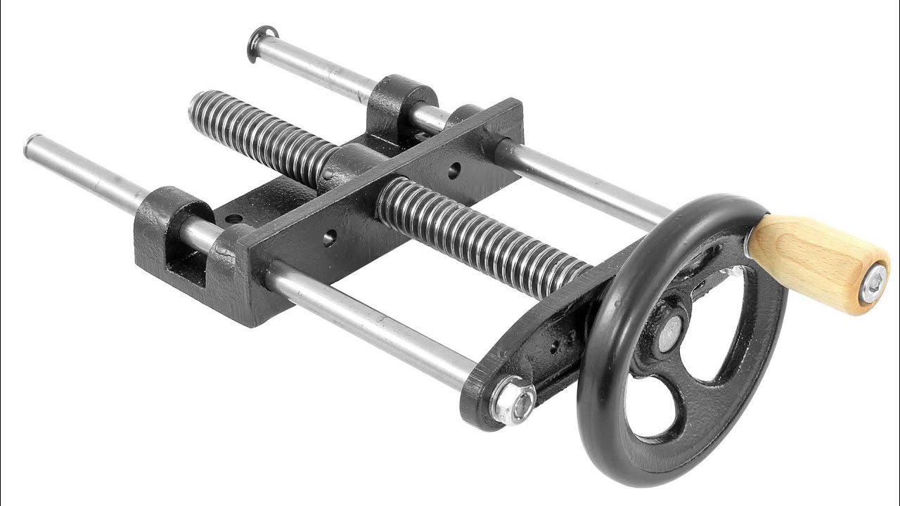 HOME_MADE WELDING THIRD HAND THREADED VISE #BSM_TECH - YouTube