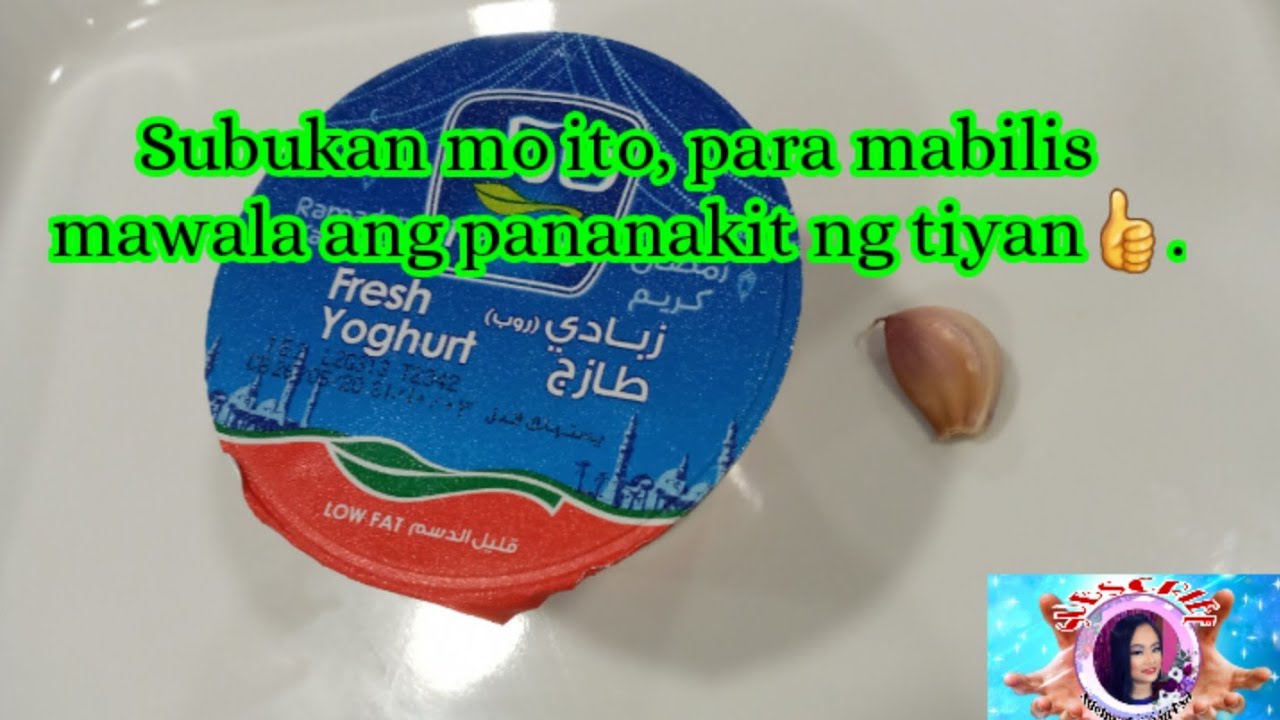 Gamot sa sakit ng tiyan/mabisa at subok kona/yoghurt and garlic. - YouTube