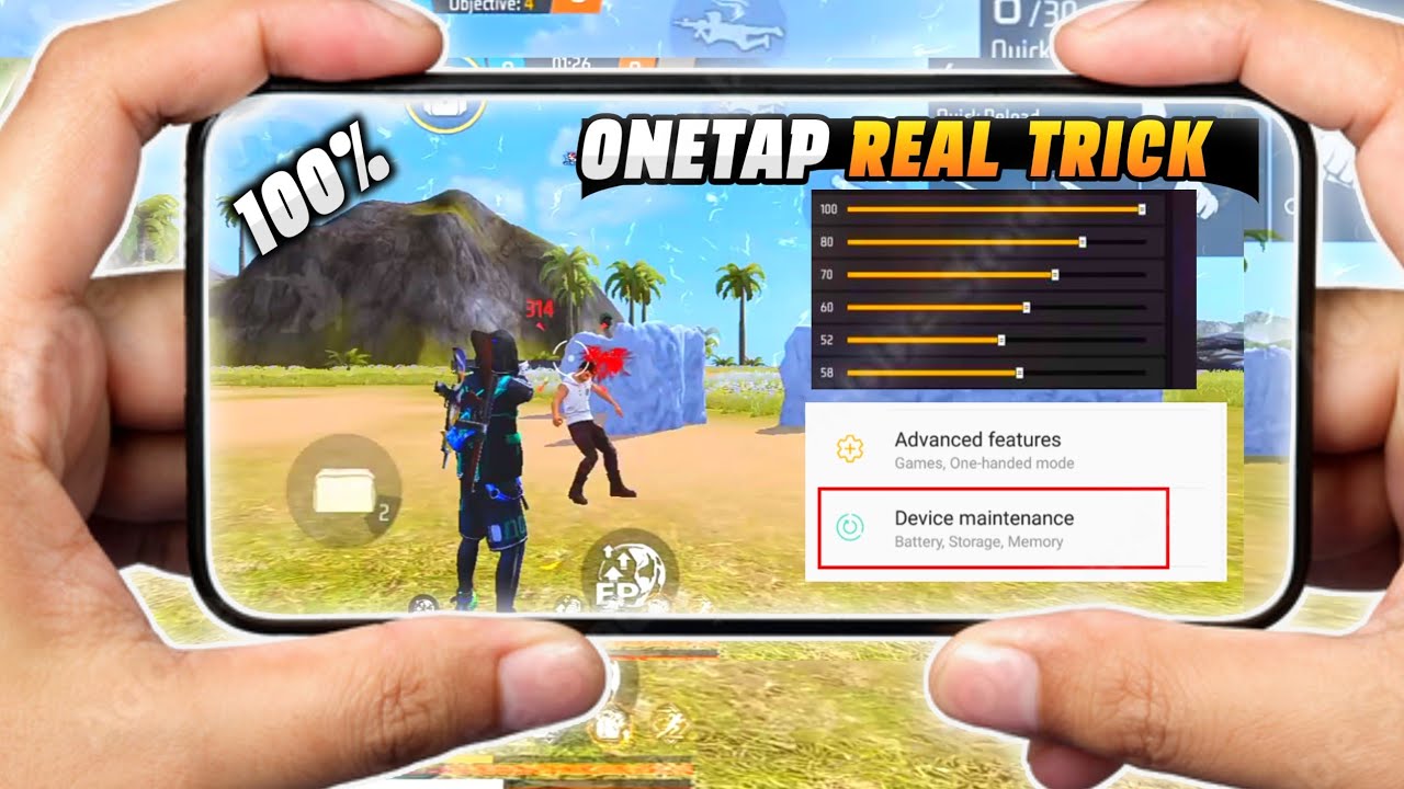 Free Fire Onetap Headshot Setting 2023 | Sensitivity Setting 🔥 | One ...