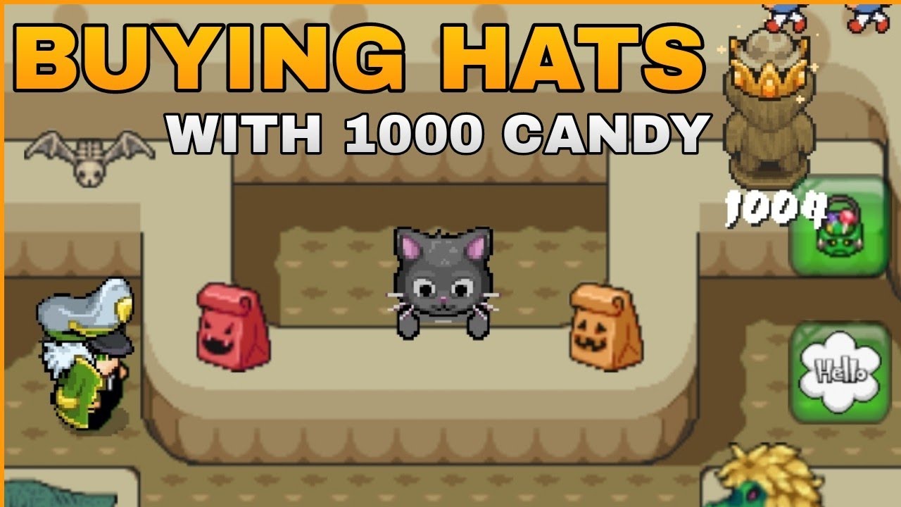 GRAAL - HALLOWEEN: BUYING HATS WITH 1000 CANDY | GRAALONLINE CLASSIC ...