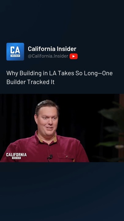 Why Building in LA Takes So Long - YouTube