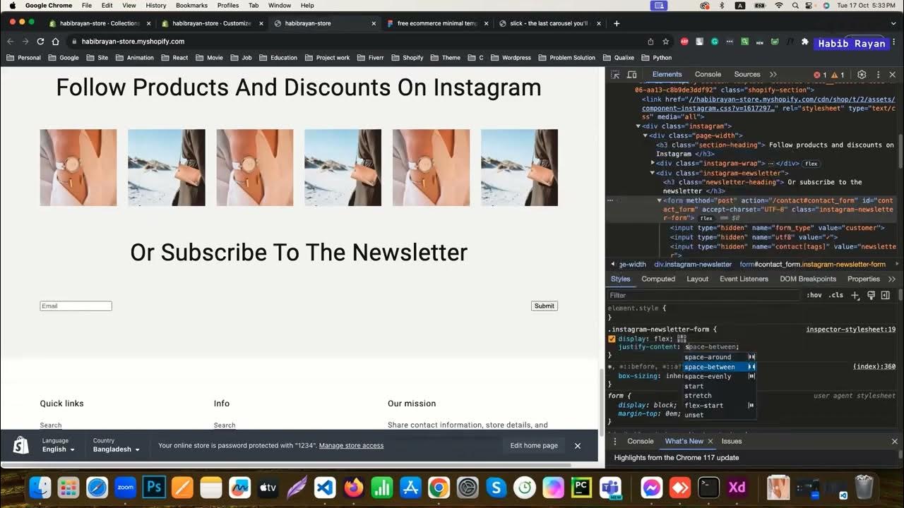 How to Create Newsletter Section In Shopify | Figma to Shopify | Shopify Theme Development ...
