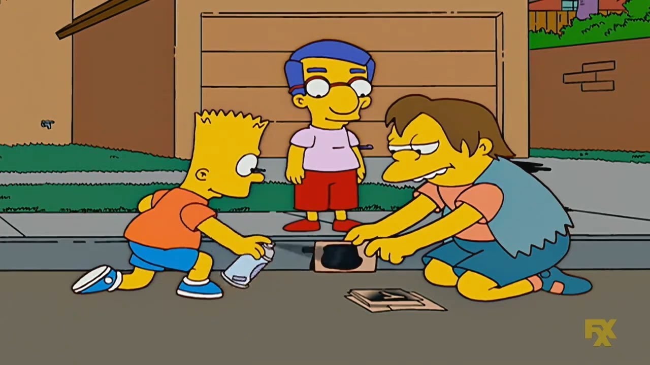 Bart makes a fortune by painting addresses on the sidewalk [The ...