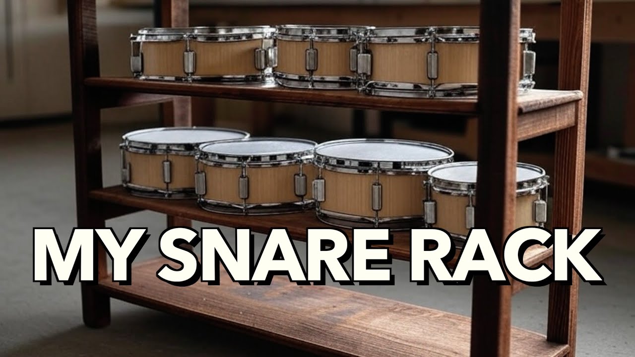 The BEST Way To Store My Snare Drums! - YouTube