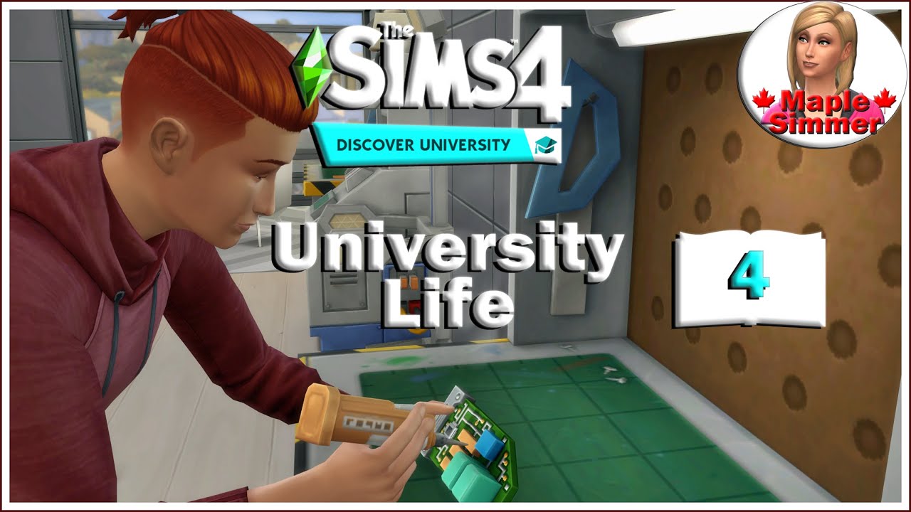Sims 4 University Life Pt 4: Brainiacs - YouTube
