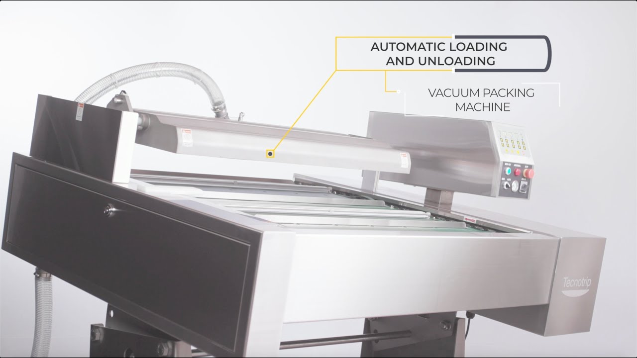 AUTOMATIC LOADING AND UNLOADING VACUUM PACKING MACHINE EVC-A-30 OK ...