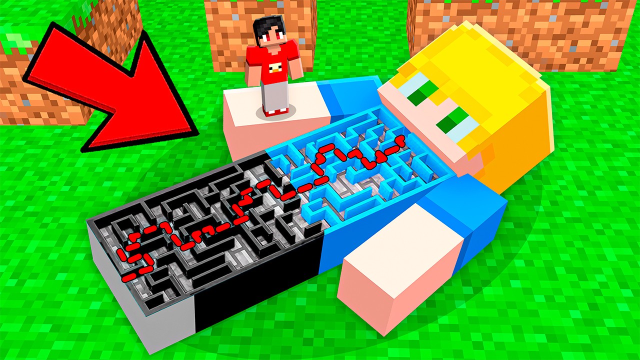 CRIAMOS o MELHOR LABIRINTO SECRETO no Minecraft! - YouTube