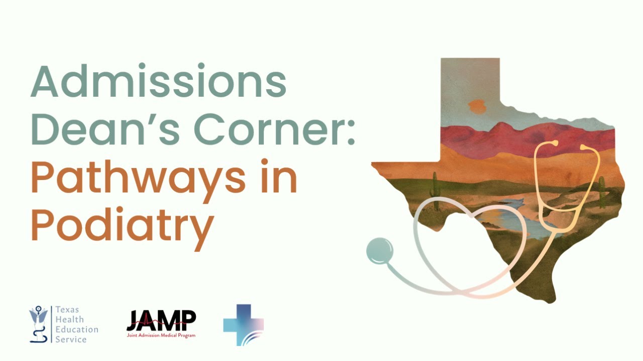 Admissions Dean's Corner: Pathways in Podiatry - Live Q&A Session - YouTube