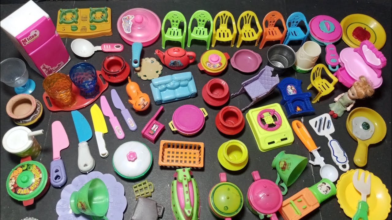 Diy Unboxing Mini kitchen Set _ 4 Minutes Satisfying with unboxing ...