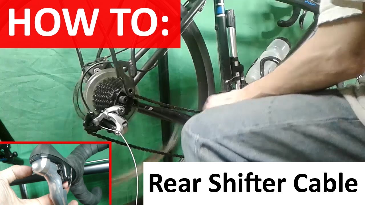BIKE REPAIR: STI Shifter cable repair + rear derailleur adjustment ...