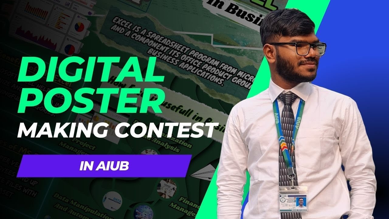 Digital Poster Making Contest In AIUB ll University Life ll Jeffarson ...