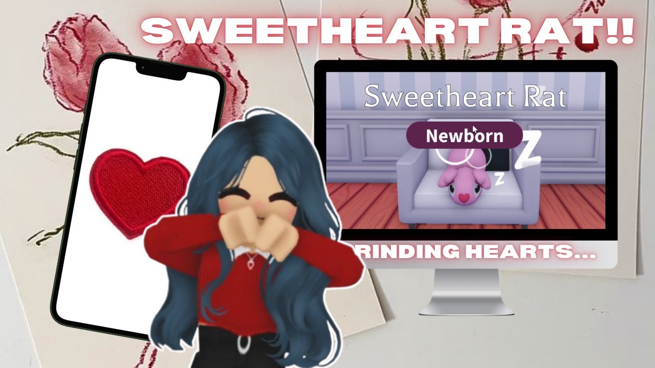 BUYING THE *NEW* SWEETHEART RAT (+ Grinding Hearts) ᘛ⁐̤ᕐᐷ🏹💌 - YouTube