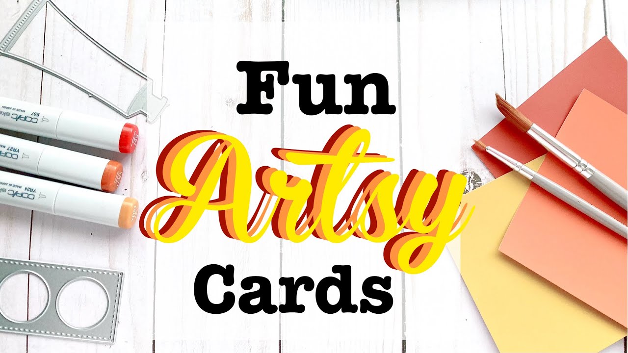Fun Artsy Cards - YouTube