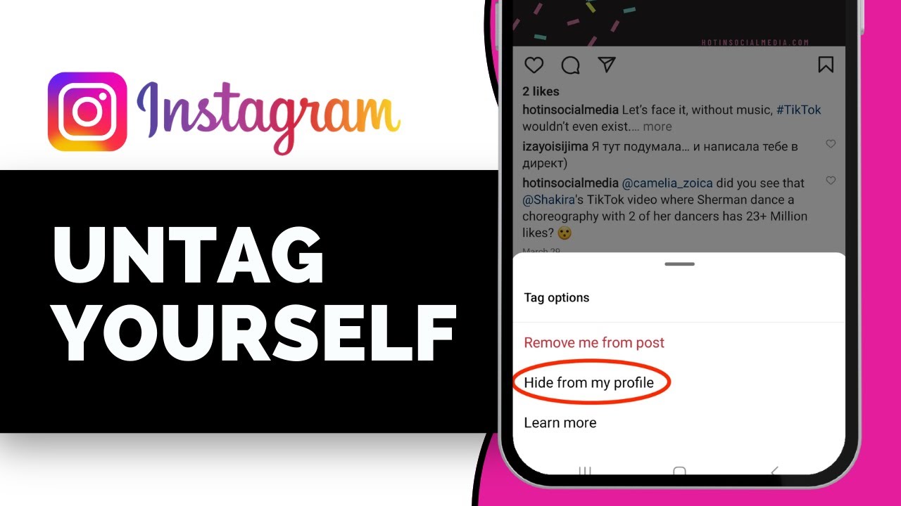 How To Untag Yourself On Instagram (Full Guide) - YouTube