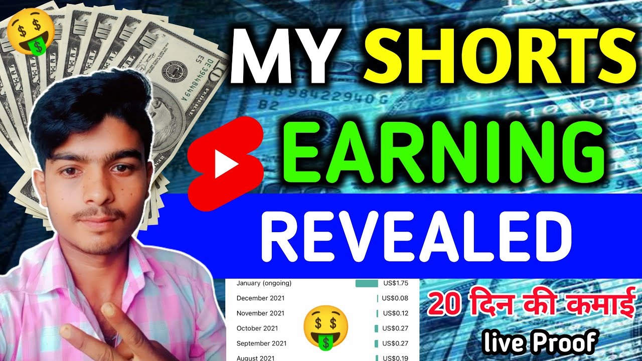 🤑 My YouTube Shorts Earning Revealed | youtube shorts earnings ...