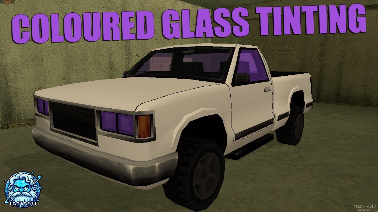 MTA:SA - Multi-Coloured Vehicle Glass Tints - YouTube