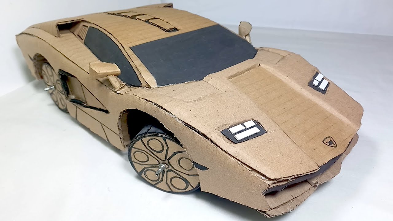 Lamborghini muy fácil de hacer en cartón - modelo Countach LPI 800 4 ...