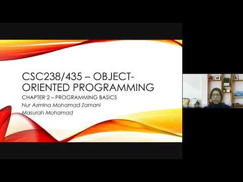 CSC435 Chapter 2 Programming basics part3 - YouTube