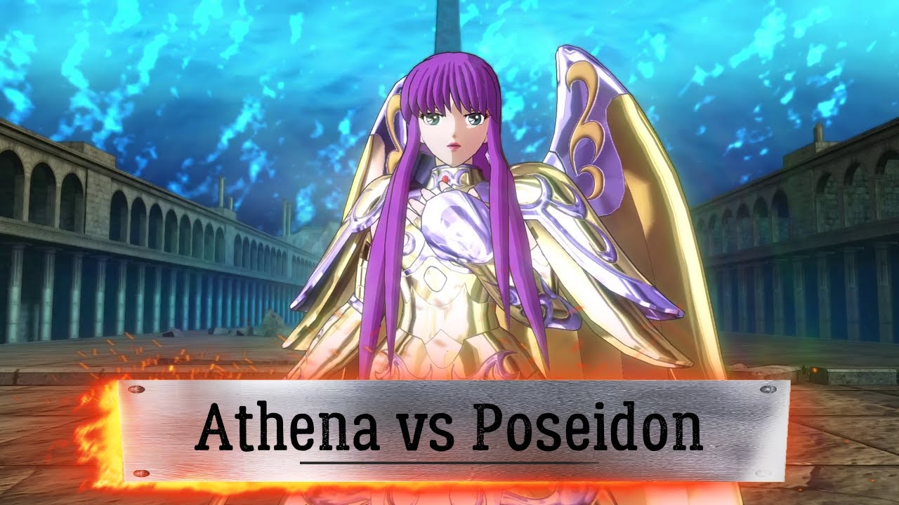 Saint Seiya: Soldiers Soul - Athena vs Poseidon (3 Round) - YouTube