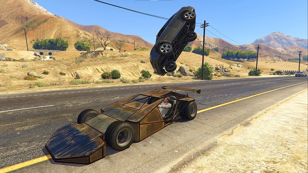 GTA 5 ONLINE | RAMP BUGGY VS NPC CAR CRASHED - YouTube