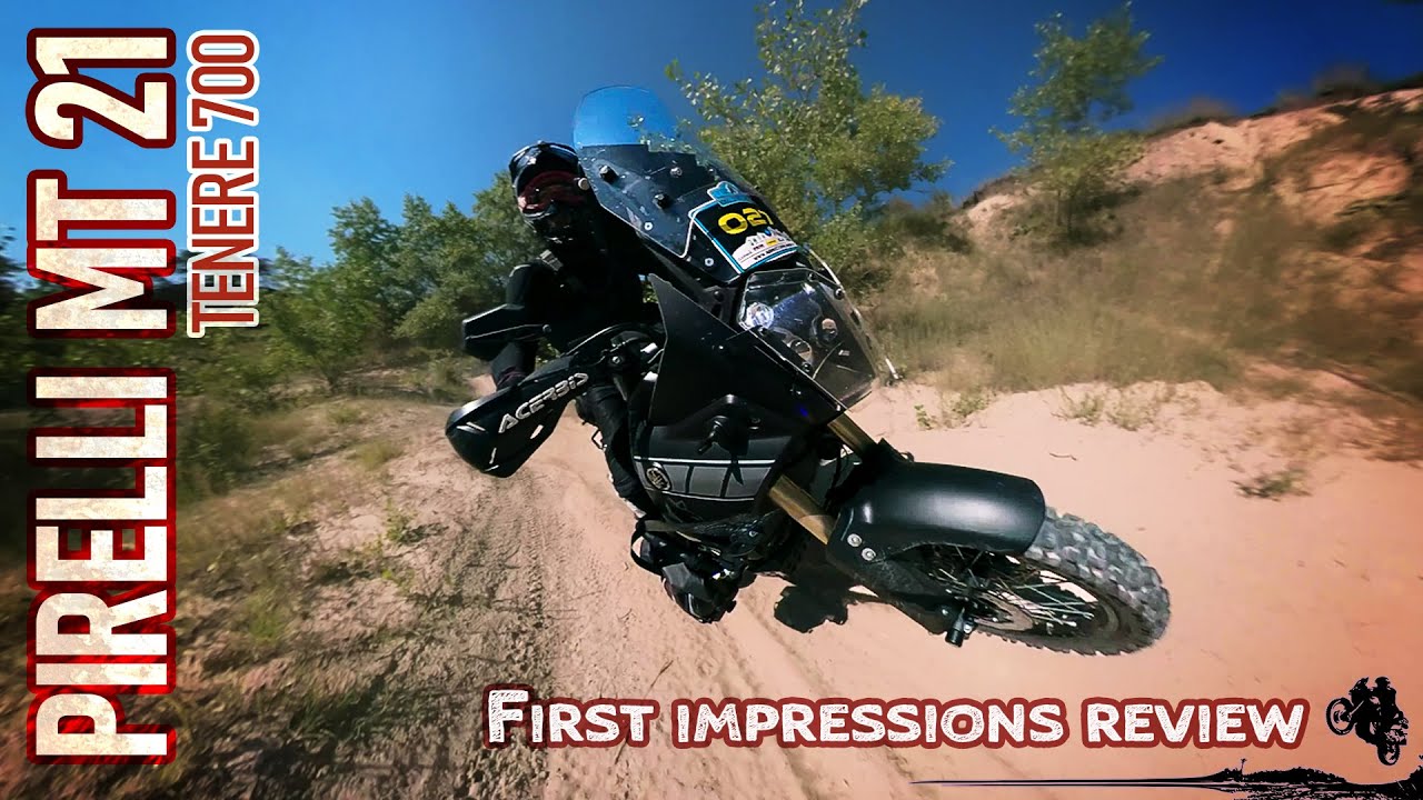 Pirelli MT21 Rallycross on my Tenere 700 - first impressions review ...