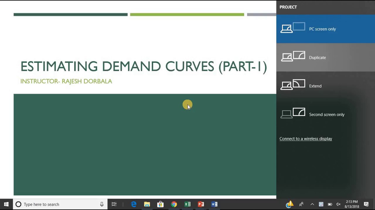 Estimating Demand Curves Part-1 - YouTube