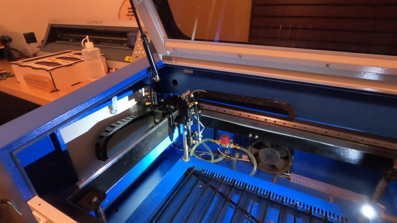 Laser Upgrades To OMTech 50 watt Laser - YouTube