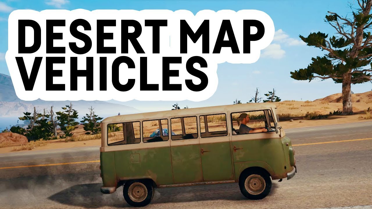 PUBG - DESERT MAP VEHICLE GAMEPLAY - VW Camping Bus & more - 1.0 ...