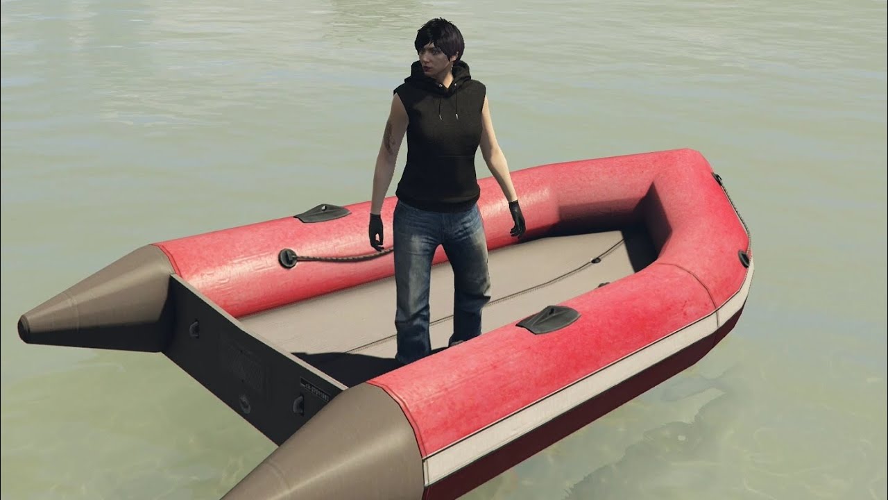 Sailing Unique Non-Motorized Boat in GTA Online - YouTube