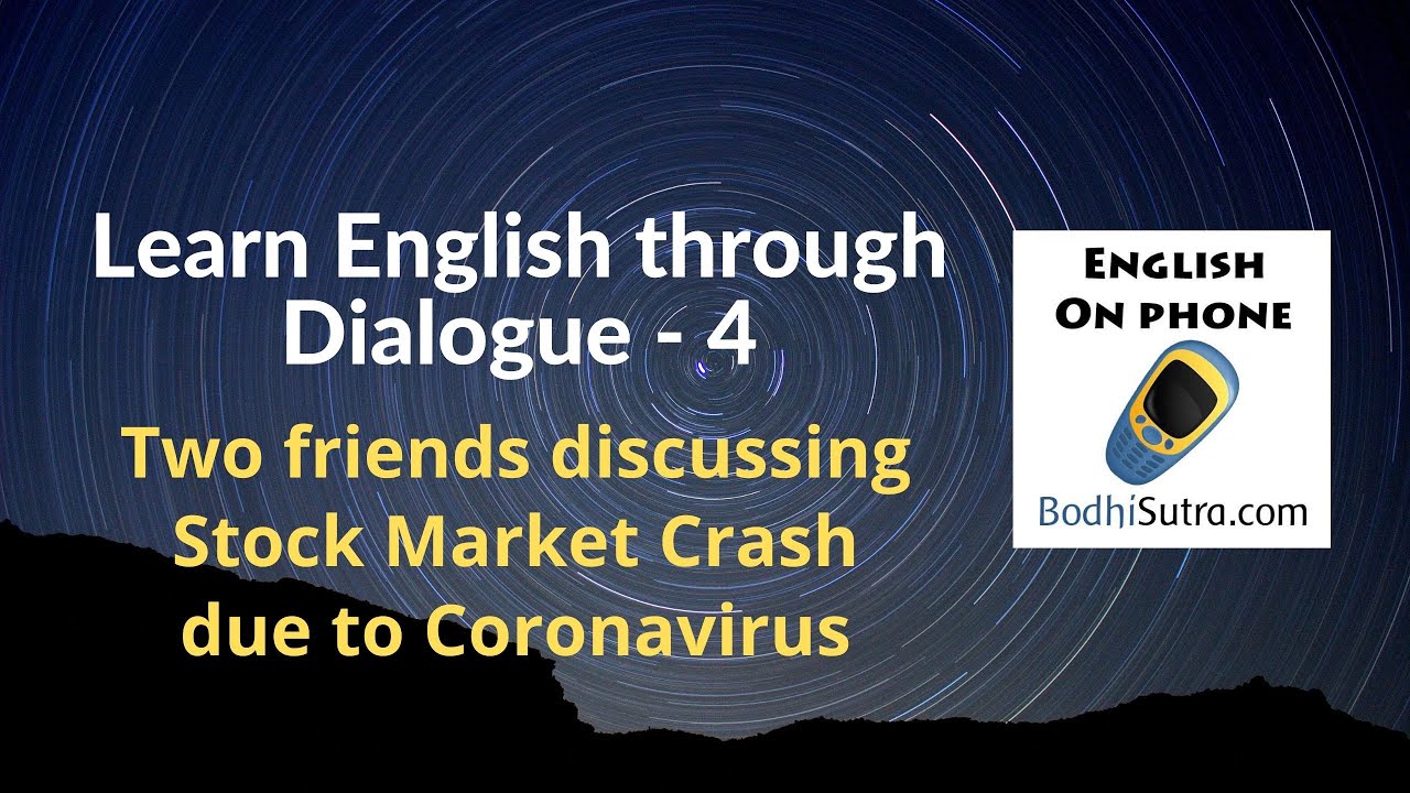 English through daily news dialogue: Two friends discussing Stock ...