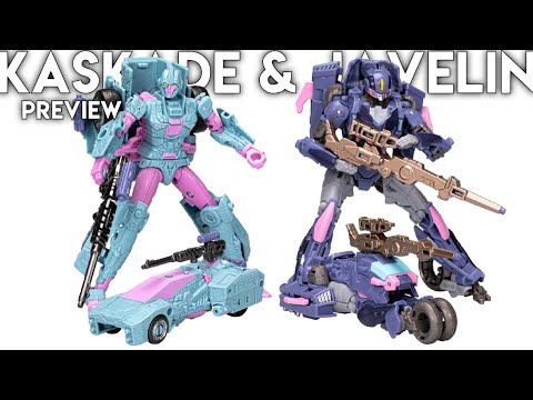 HASBRO Transformers Legacy Evolution AUTOBOT JAVELIN & KASKADE Action ...