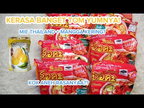 MIE TOMYUM + MANGO DRIED KOK GINI RASANYA? - YouTube