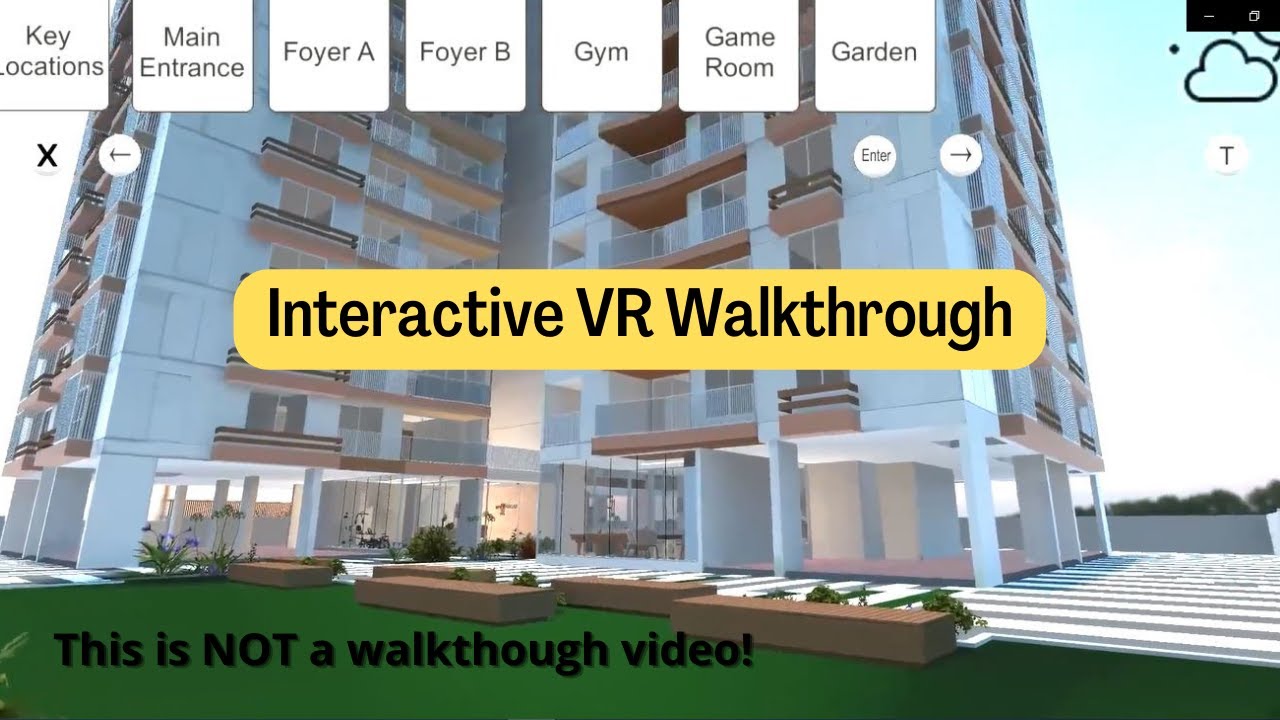 Interactive Virtual Architecture Walkthrough | Virtual Reality in Real ...