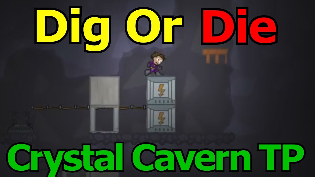 Lets Play Dig Or Die 19 - Crystal Cavern Teleporter - YouTube