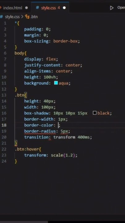 Cursor hover effect button for websites [HTML & CSS] - YouTube