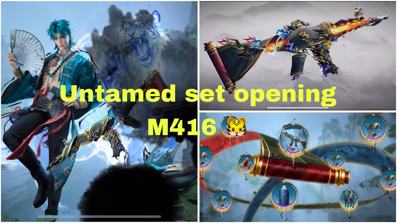 Untamed Celestial Set || M416 Creates Opening || PUBG MOBILE 🔥 ️ - YouTube